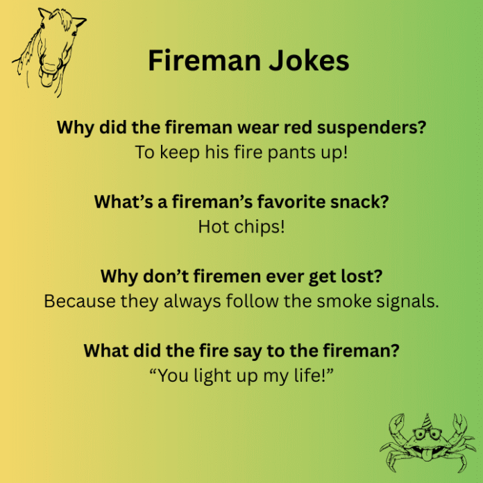 Fireman Jokes – Funny Firefighter Jokes
