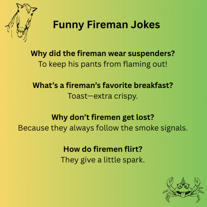 Fireman Jokes – Funny Firefighter Jokes