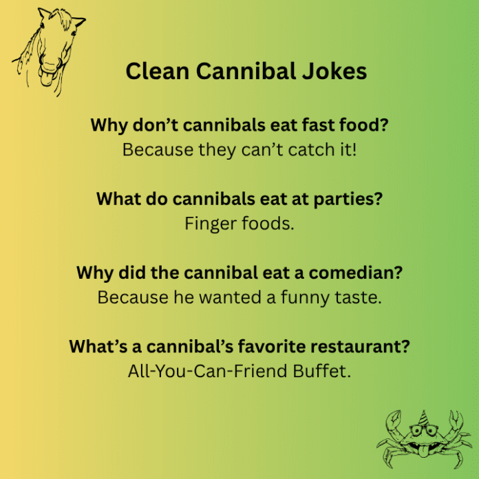 Cannibal Jokes – Dark, Funny & Clever Cannibal Humor