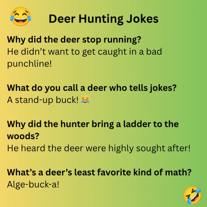 Deer Hunting Jokes That’ll Have You Bucking with Laughter!