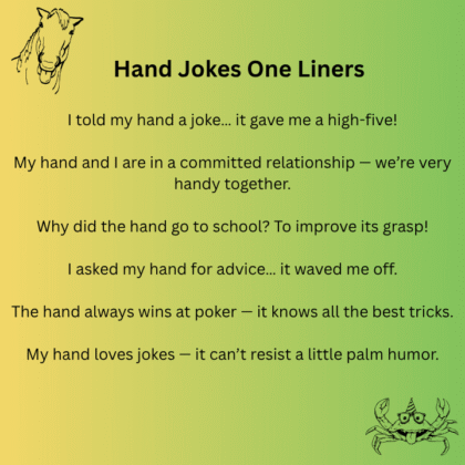 Hand Jokes That Will Make You Laugh Out Loud