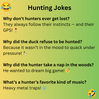 Hunting Jokes That’ll Hit the Funny Bone
