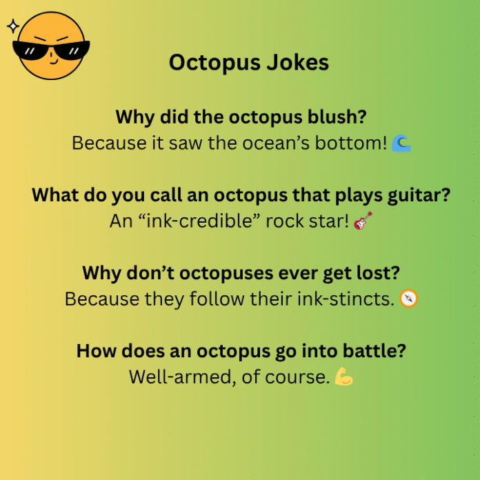 Octopus Jokes That’ll Crack You Up