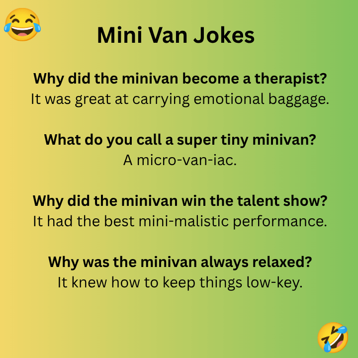 Van Jokes That Will Drive You Laughing Down the Road