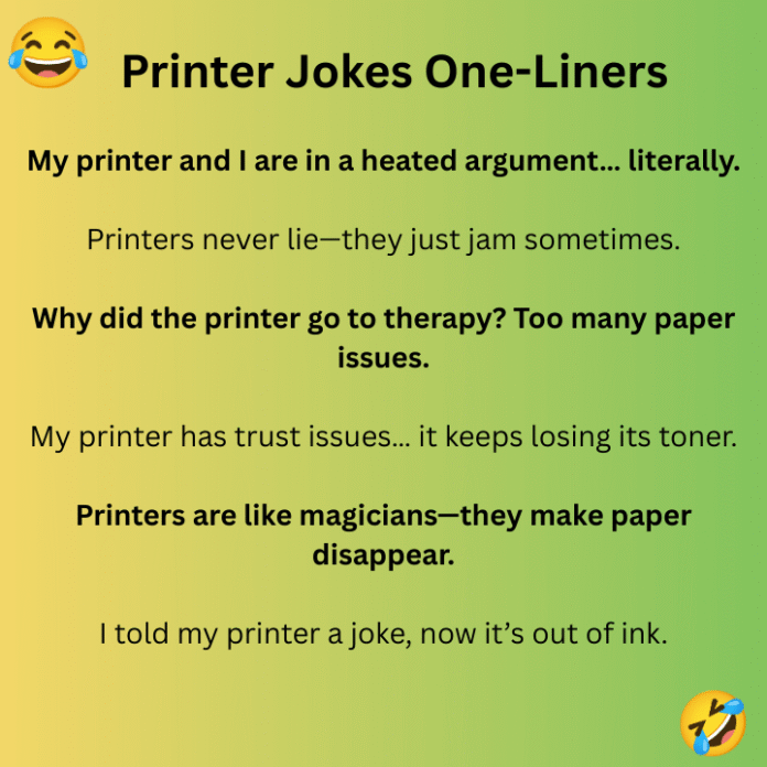 Print Jokes: Hilarious Printable Jokes to Share