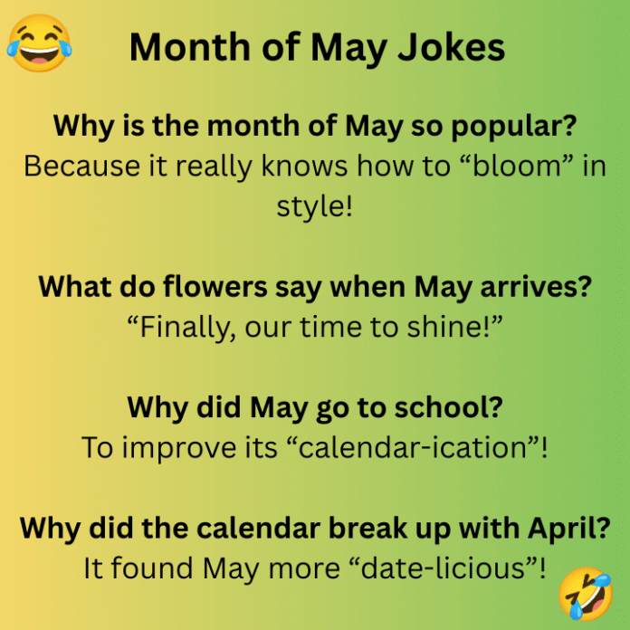 Hilarious May Jokes to Brighten Your Spring